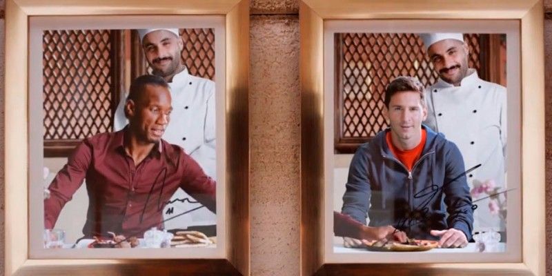 Causa sensación spot de Messi y Drogba