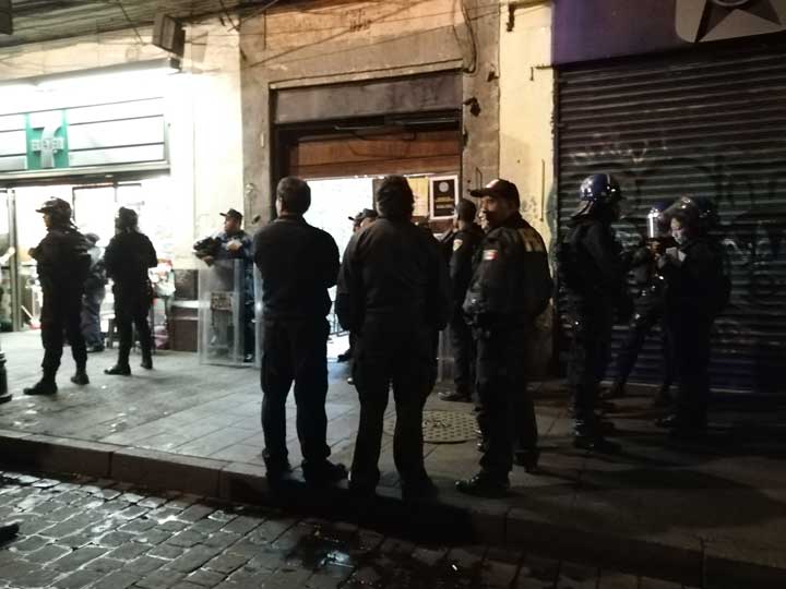 Realizan operativo Mala Copa en el centro de la Ciudad de México