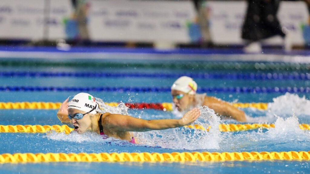La mexicana María Mata gana el único oro de una jornada de natación ...