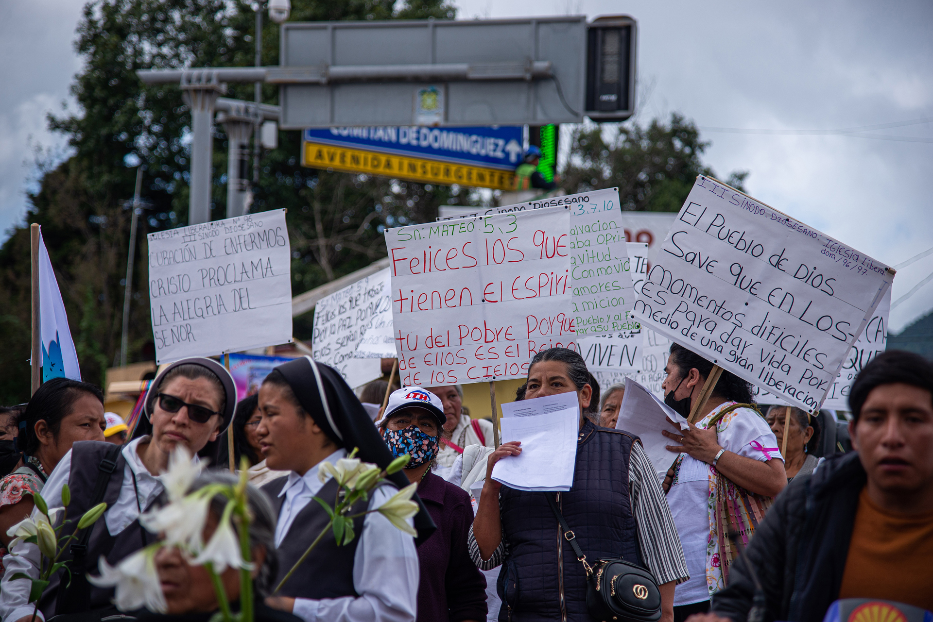 Indígenas Marchan En Chiapas Contra La Creciente Violencia