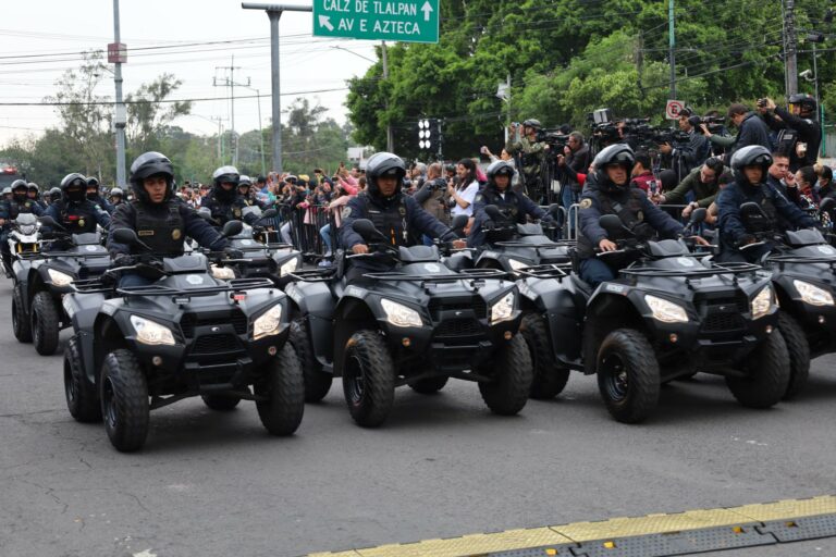 Refuerzan seguridad en Coyoacán y Tlalpan con más de 500 policías
