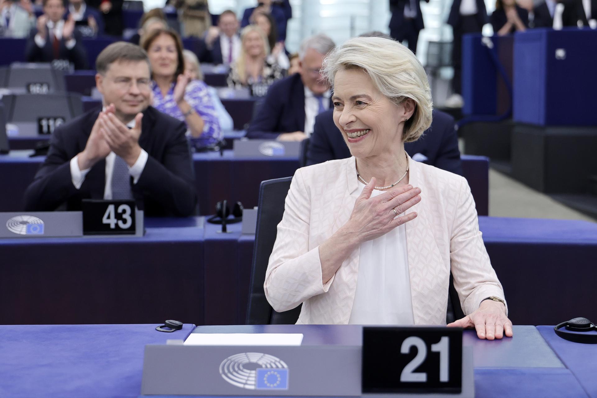 Reeligen a Ursula von der Leyen como presidenta de la Comisión Europea cinco años más