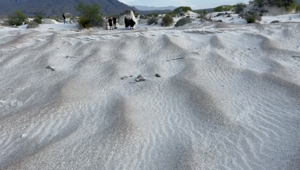Las dunas de yeso en Coahuila, uno de los desiertos de arena blanca más ...