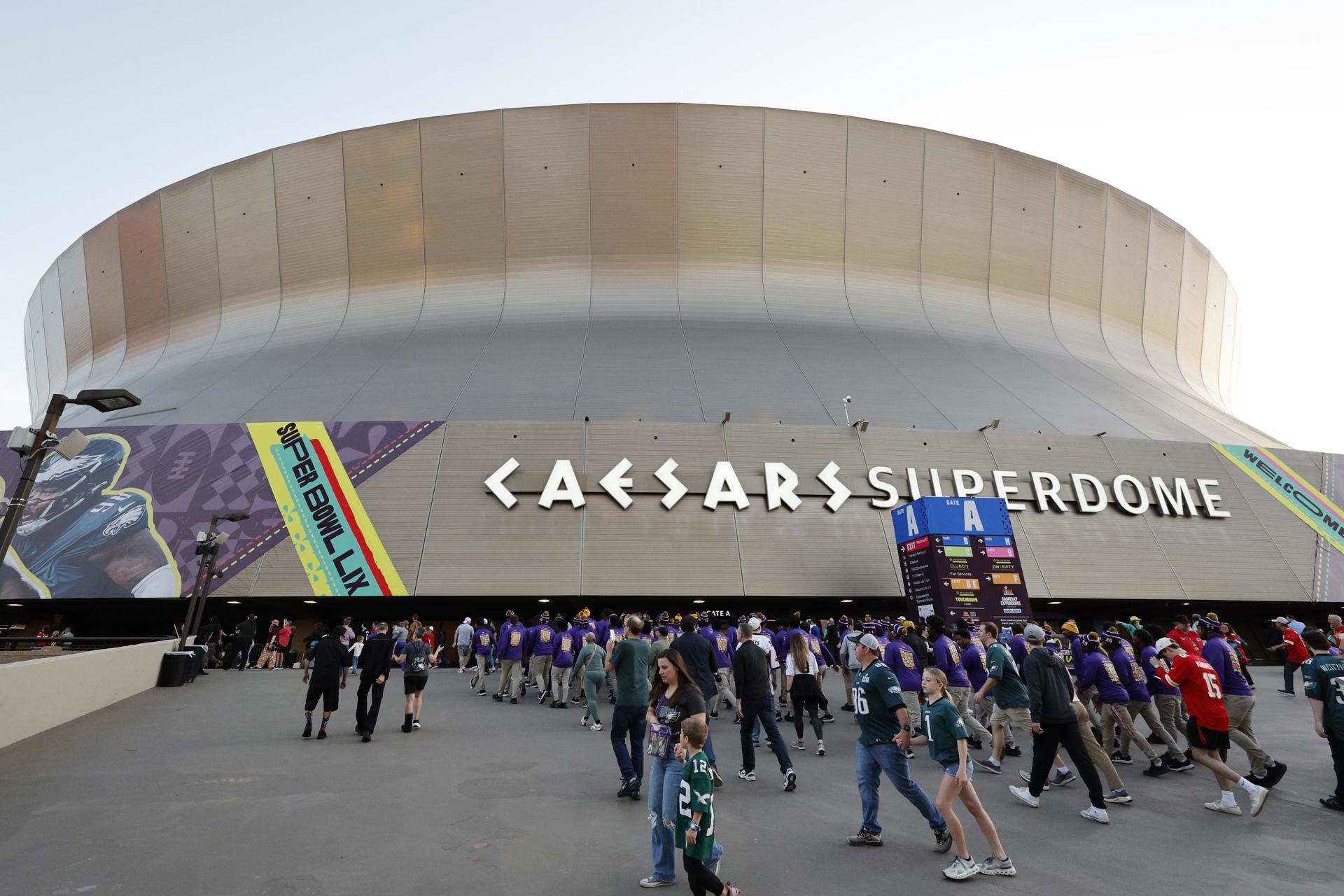 De Muhammad Ali a Juan Pablo II, este es el Superdome de Nueva Orleans