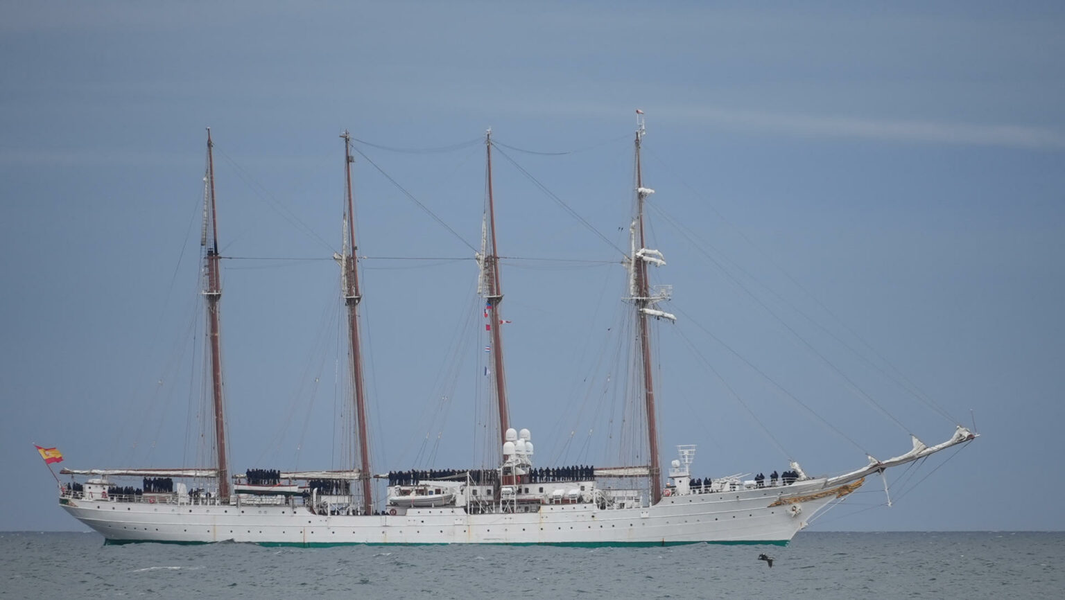 La princesa Leonor llega a Punta Arenas a bordo de Elcano
