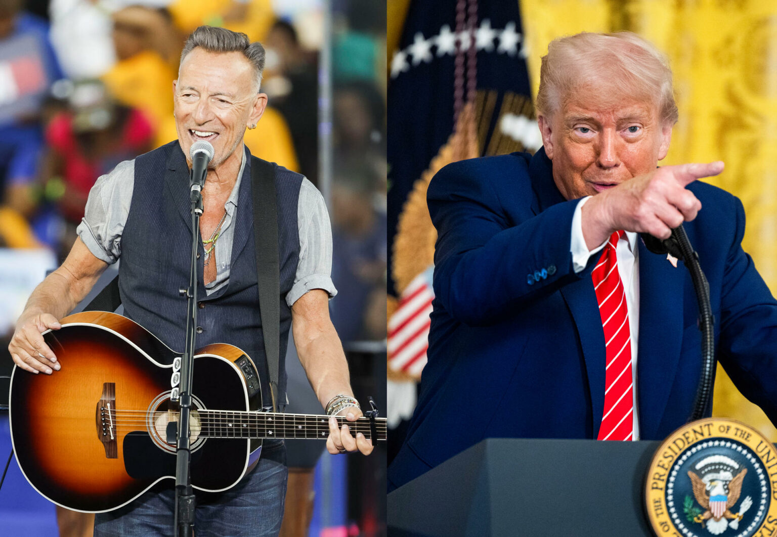 Donald Trump llama "imbécil prepotente" al cantante Bruce Springsteen