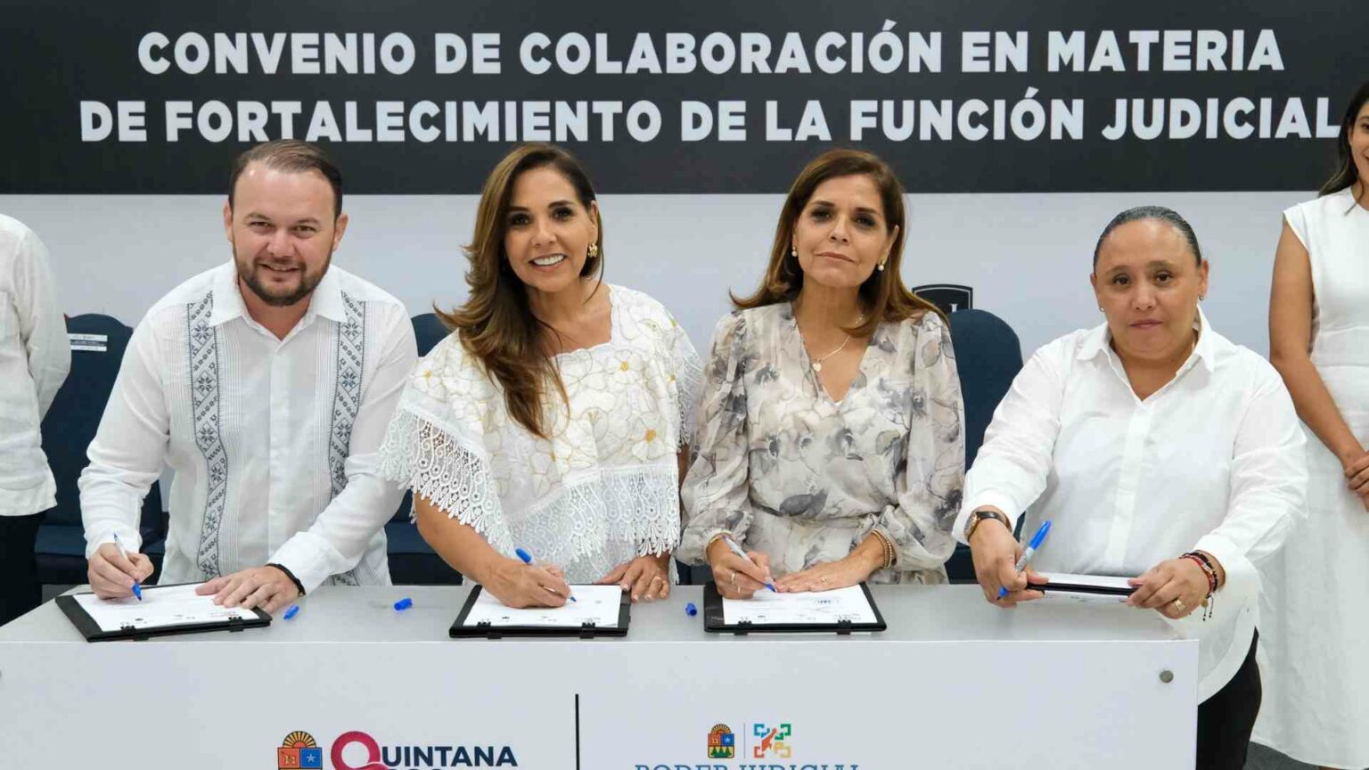 Quintana Roo firma convenio de colaboración con jueces electos