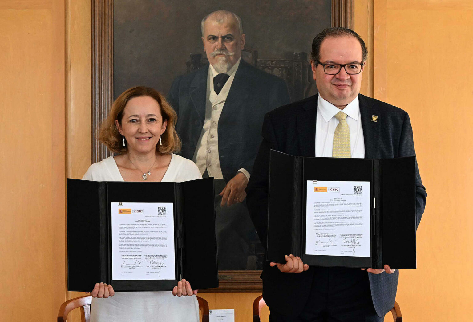 La UNAM y el CSIC de España firman convenio general de colaboración