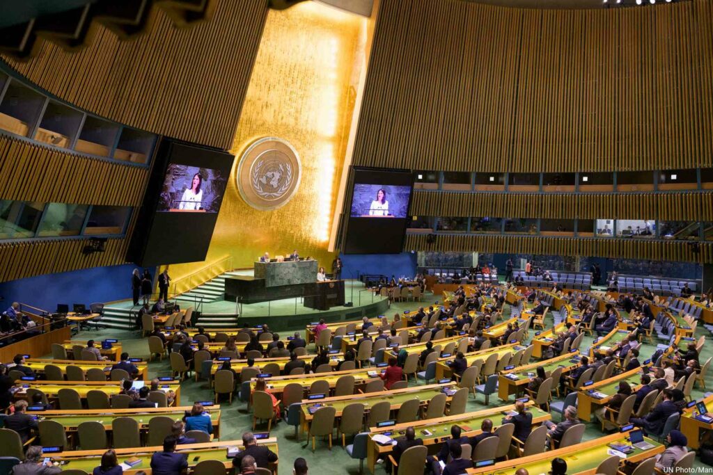 Asamblea General de ONU vota abrumadoramente en favor de dos estados ...