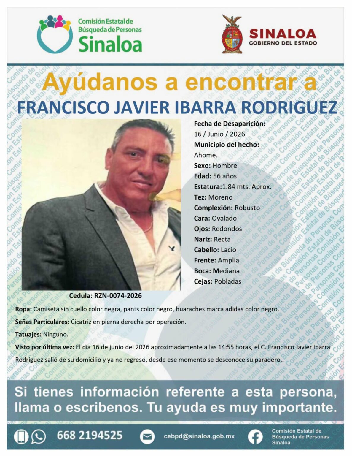 Desaparece el abogado Francisco Ibarra en Sinaloa; "Devuélvanmelo con ...